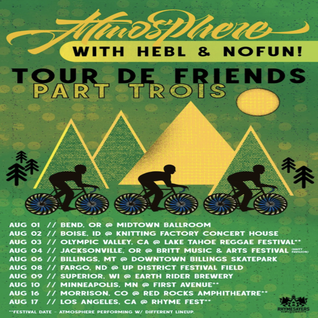 Atmosphere Announces Summer 2024 U.S. Tour Dates - mxdwn Music