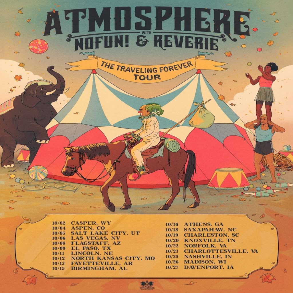 Atmosphere Announce Fall 2024 ‘The Traveling Forever’ U.S. Tour Dates ...