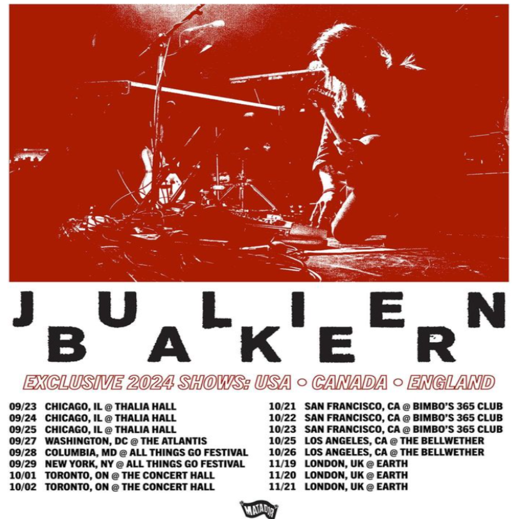 Julien Baker Announces Fall 2024 North American Solo Tour Dates - mxdwn ...