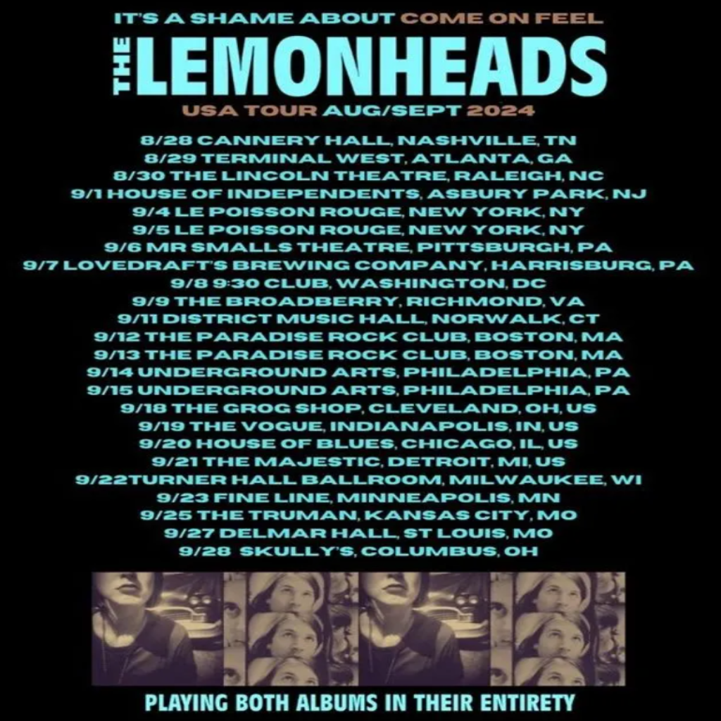 The Lemonheads Announces Summer & Fall 2024 Tour Dates - mxdwn Music