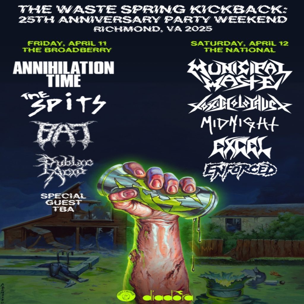 Municipal Waste Celebrate 25th Anniversary With Pair Of Shows Featuring ...