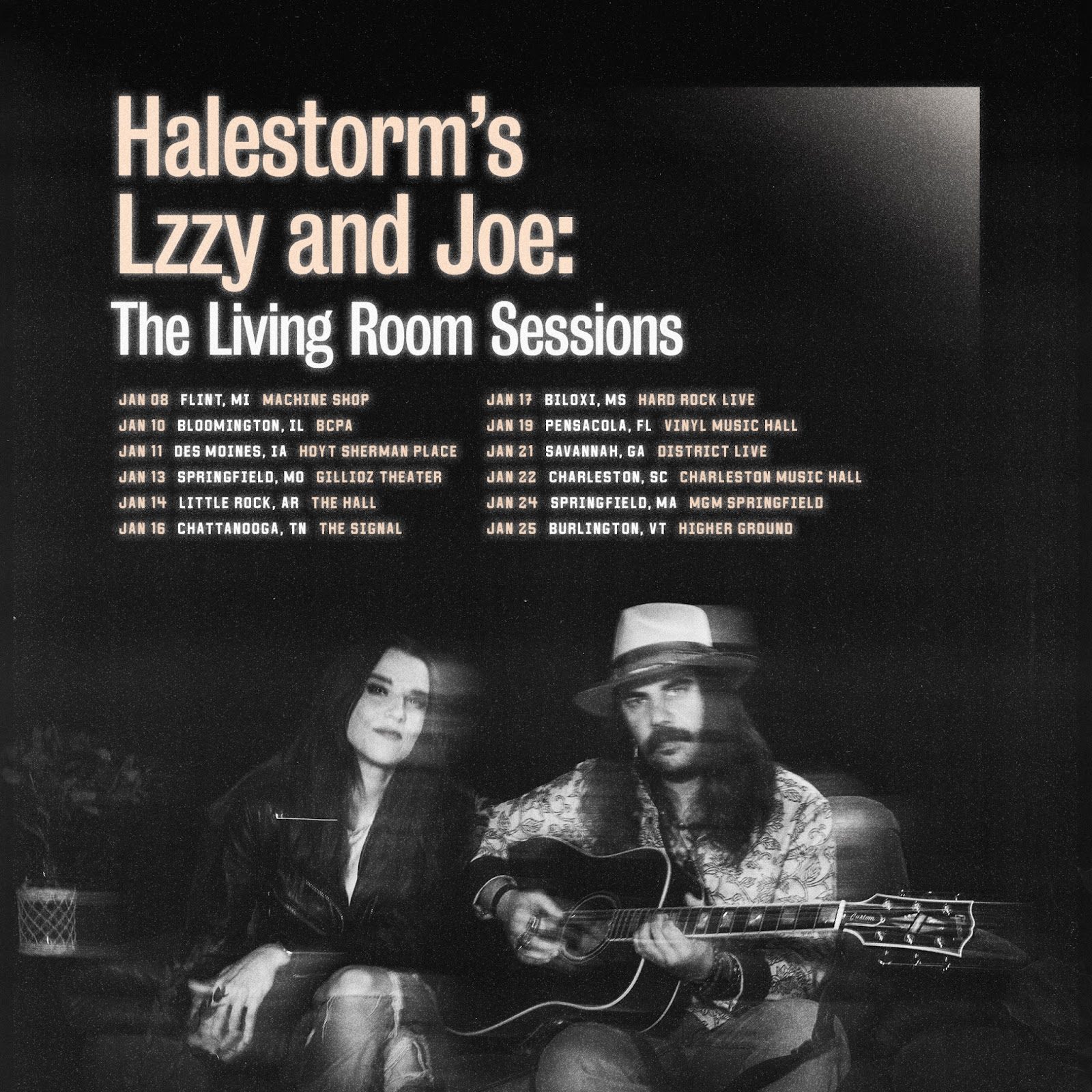 Lzzy Hale & Joe Hottinger Of Halestorm Announce Winter 2025 Intimate ...