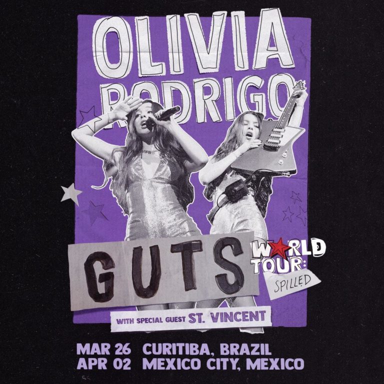 Olivia Rodrigo Announces GUTS world tour: spilled Latin American Tour ...