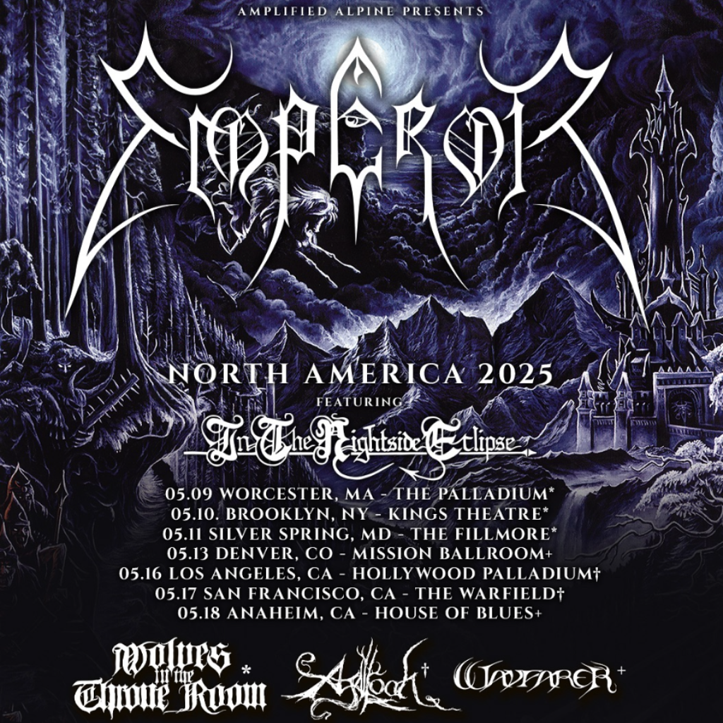 Emperor Announce Spring 2025 U.S. Tour Dates With Wolves In The Throne ...