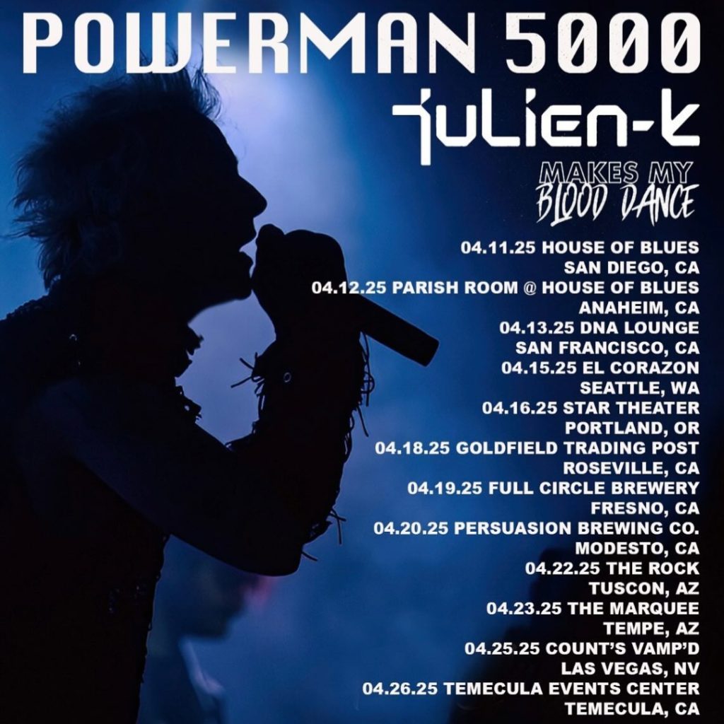 Powerman 5000 Announce Spring 2025 U.S. Tour Dates With Julien K ...