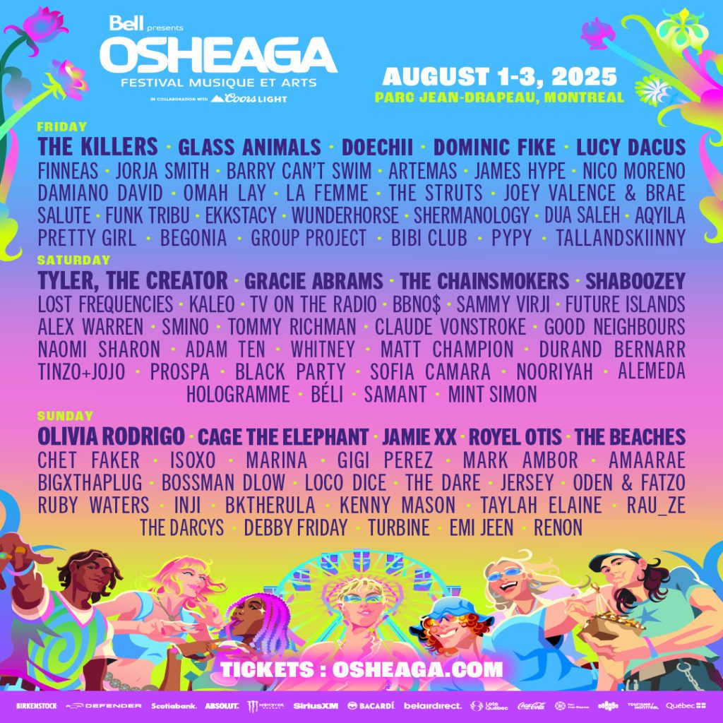 Osheaga Announces 2025 Lineup Featuring TV On The Radio, Jamie xx ...