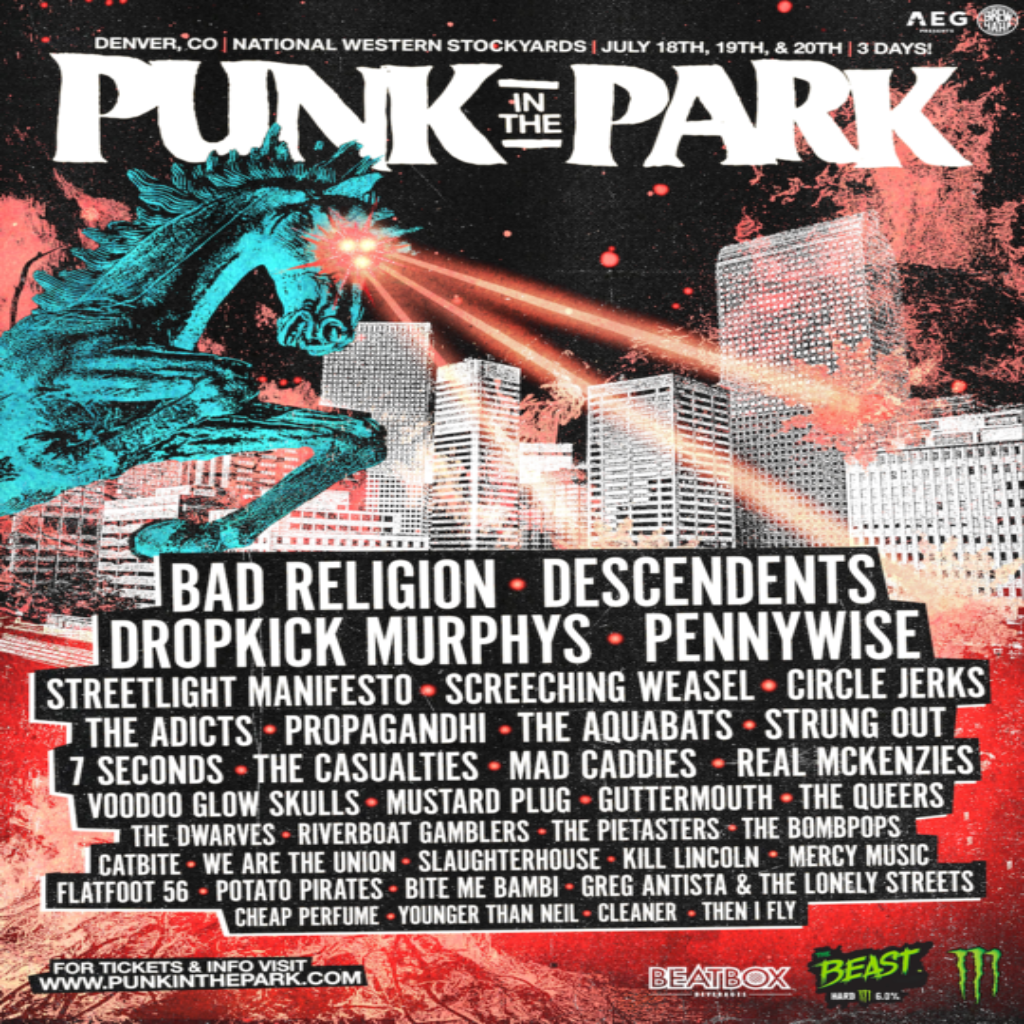 Punk In The Park Denver Announces 2025 Lineup Featuring Bad Religion ...