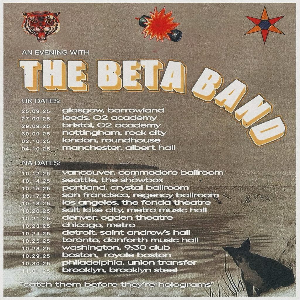 The Beta Band Announce Fall 2025 North American Reunion Tour Dates ...
