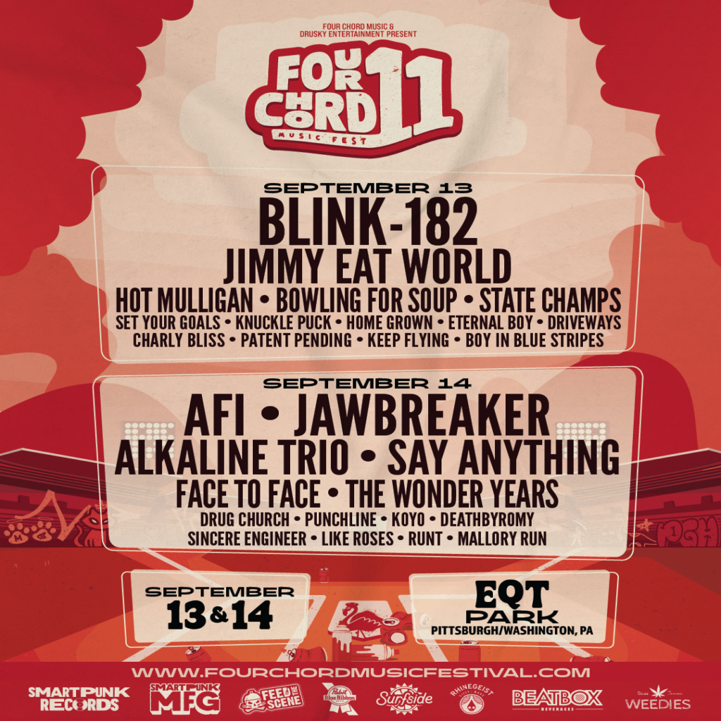 Four Chord Music Festival Announces 2025 Lineup Featuring Blink-182 ...
