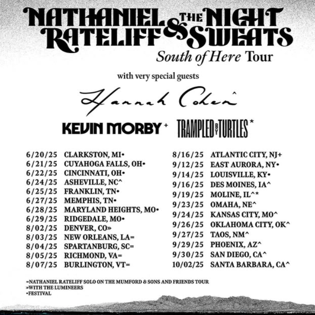 Nathaniel Rateliff & The Night Sweats Announce Fall 2025 U.S. Tour ...
