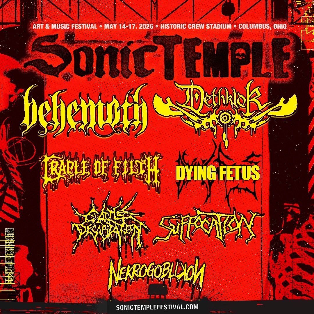 Sonic Temple Announces 2026 Lineup Featuring Cradle Of Filth, My ...