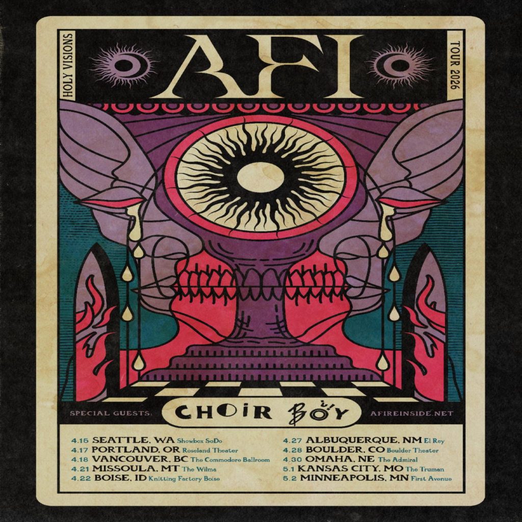 AFI Announces Spring 2026 North American Tour Dates With Choir Boy ...