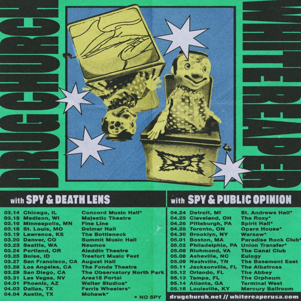 White Reaper & Drug Church Announce Spring 2026 North American Co ...