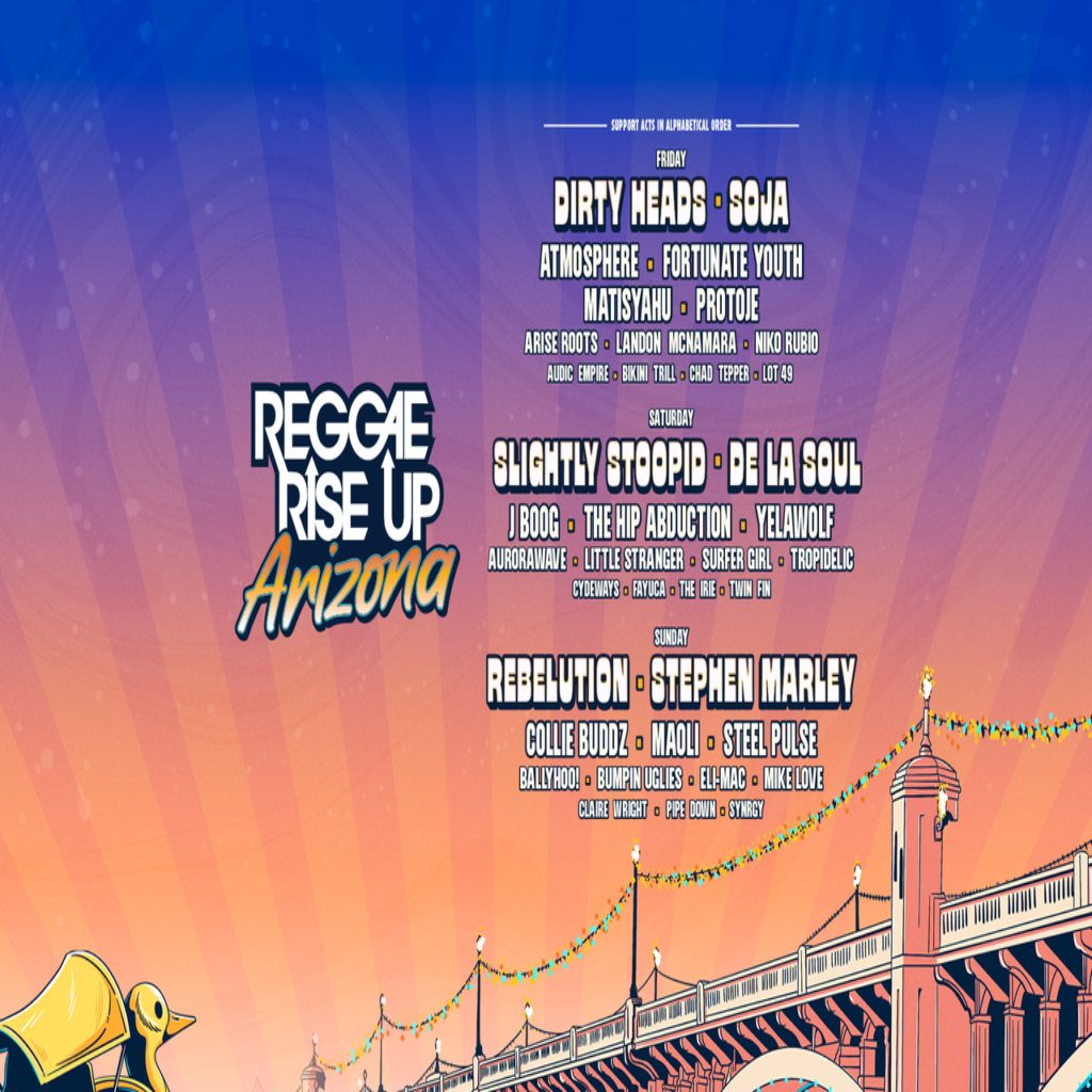 Reggae Rise Up Announces Florida & Arizona 2026 Lineups Featuring ...