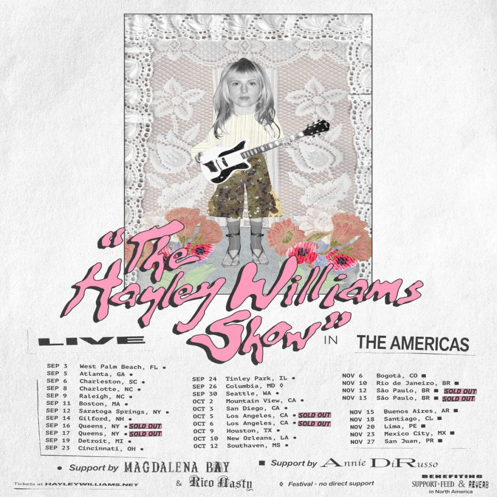 Hayley Williams Announces Fall 2026 North American Tour Dates With ...