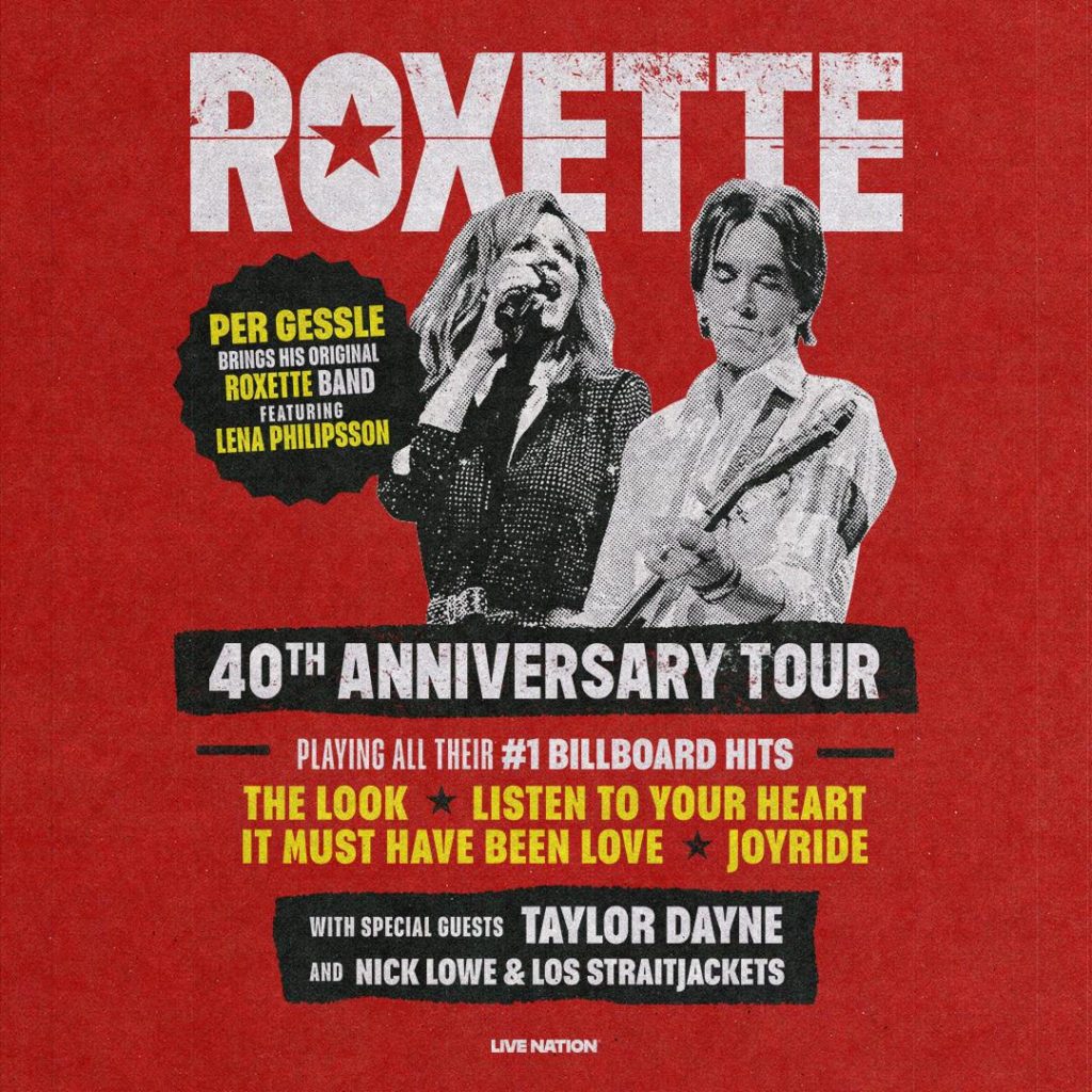 Roxette Announce Fall 2026 40th Anniversary North American Tour Dates ...
