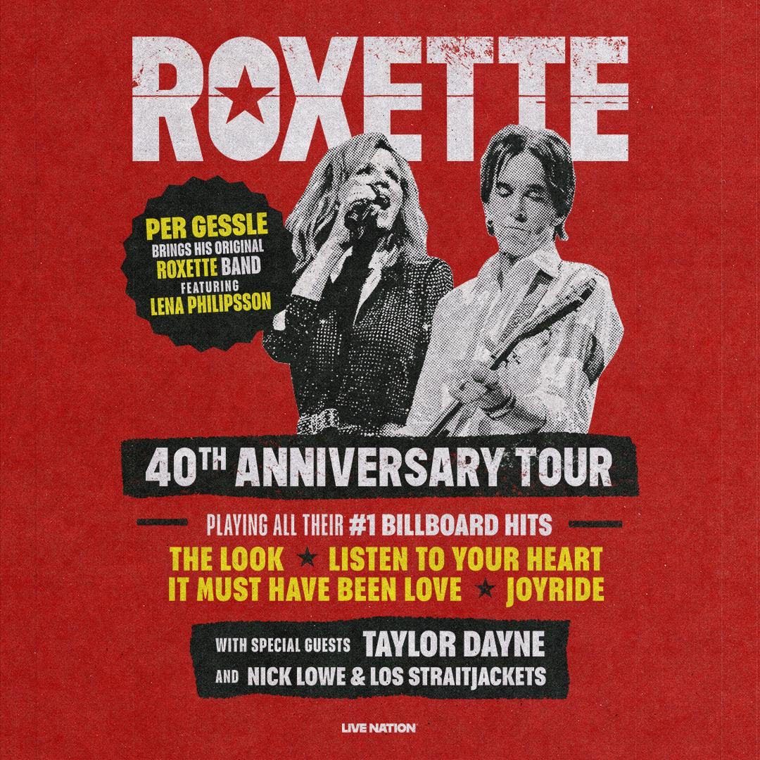 Roxette Announce Fall 2026 40th Anniversary North American Tour Dates ...