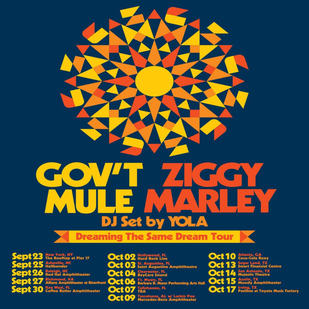 Gov’t Mule & Ziggy Marley Announce Fall 2026 Co-Headlining Tour Dates ...